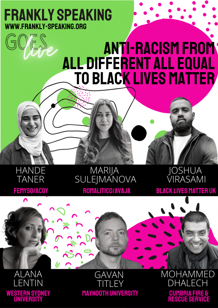 Frankly Speaking | ANTI-RACIST ACTIVISM IN EUROPE ACROSS GENERATIONS